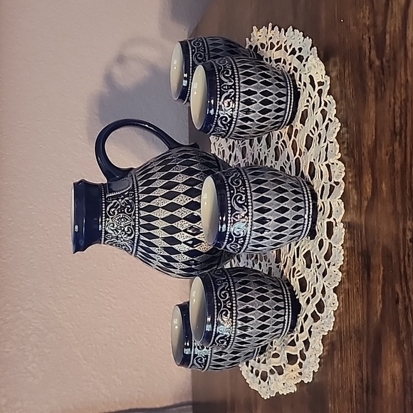 Marzi & Remy | Other | Marzi Remy Cobalt Blue And Grey Harelquin ...